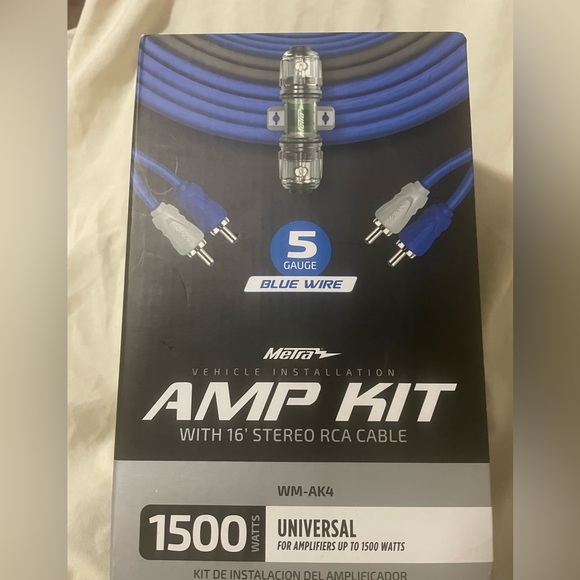 Metra | Car Audio, Video & GPS | Metra Wmak4 50 Watt 5 Gauge Amp ...